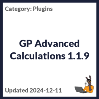 EffectIO GP Advanced Calculations 1.1.9